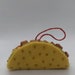 Handmade Felt Taco and Burrito Ornaments - Etsy