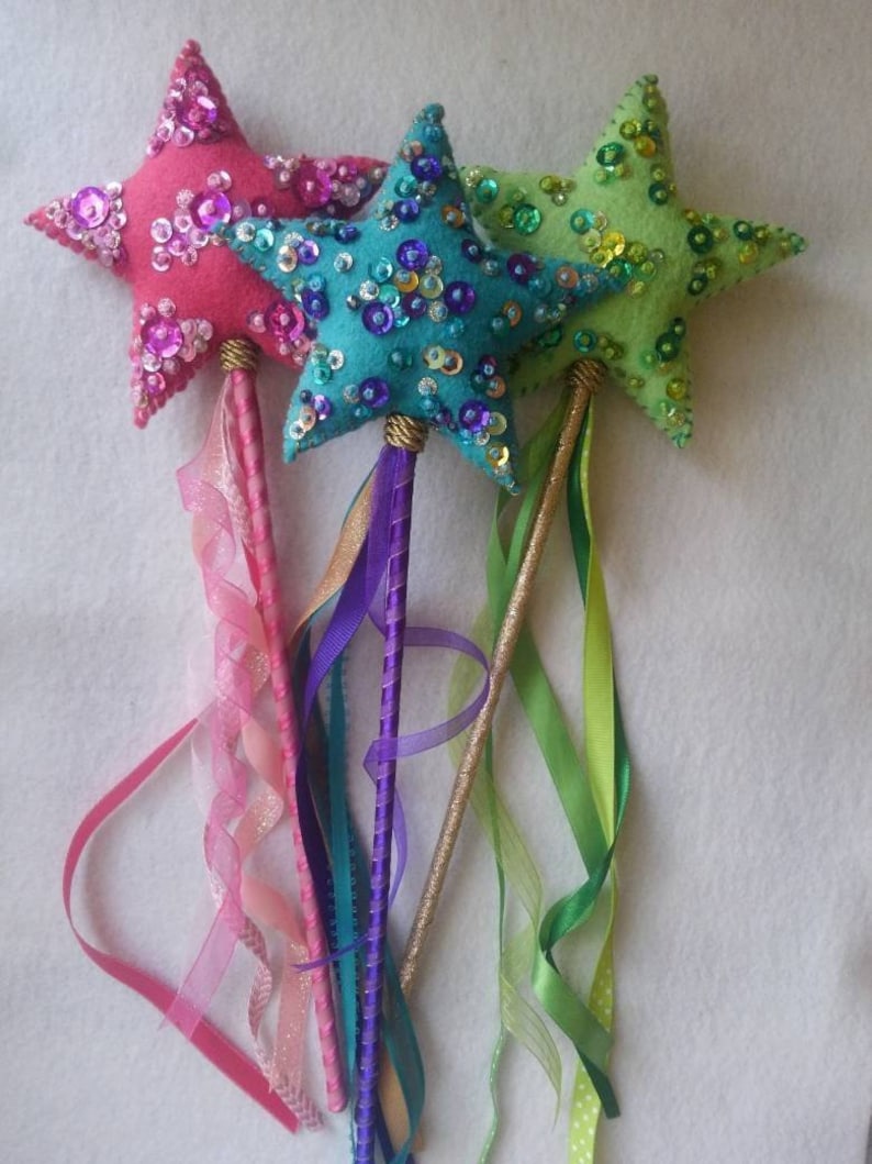 Handmade Felt Star Wands - Etsy