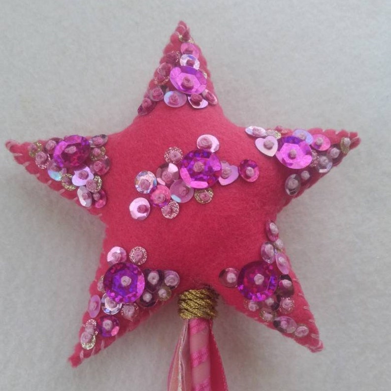 Handmade Felt Star Wands - Etsy
