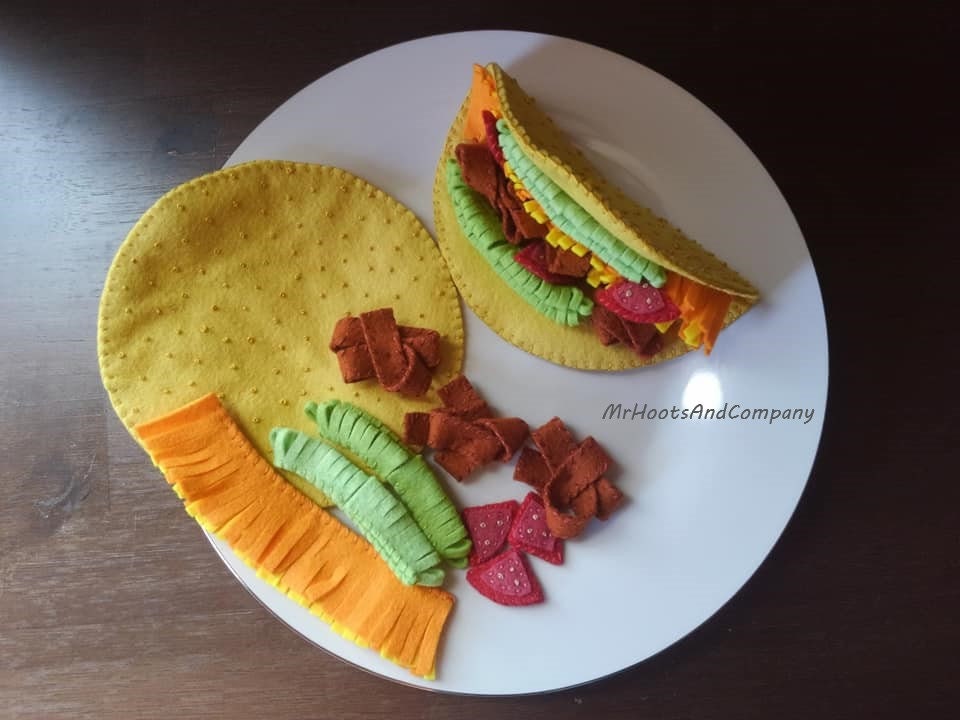 Handmade Felt Taco and Burritos - Etsy