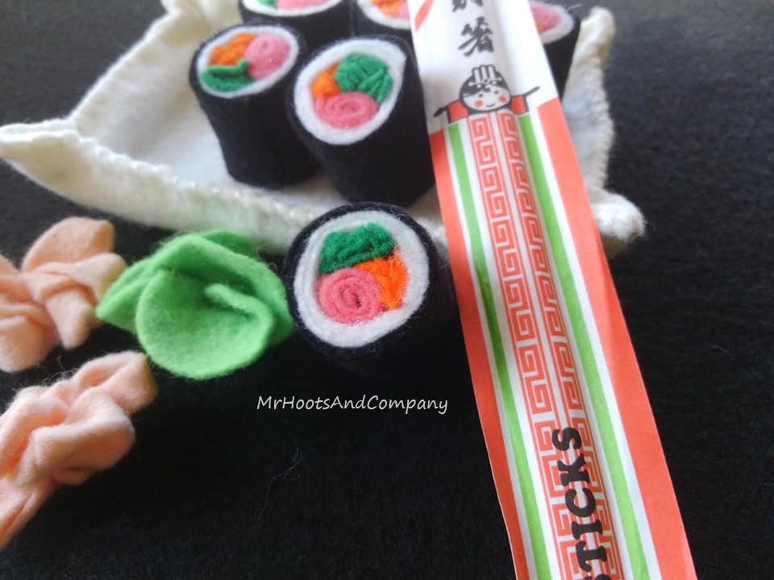 Handmade Felt Sushi Set - Etsy