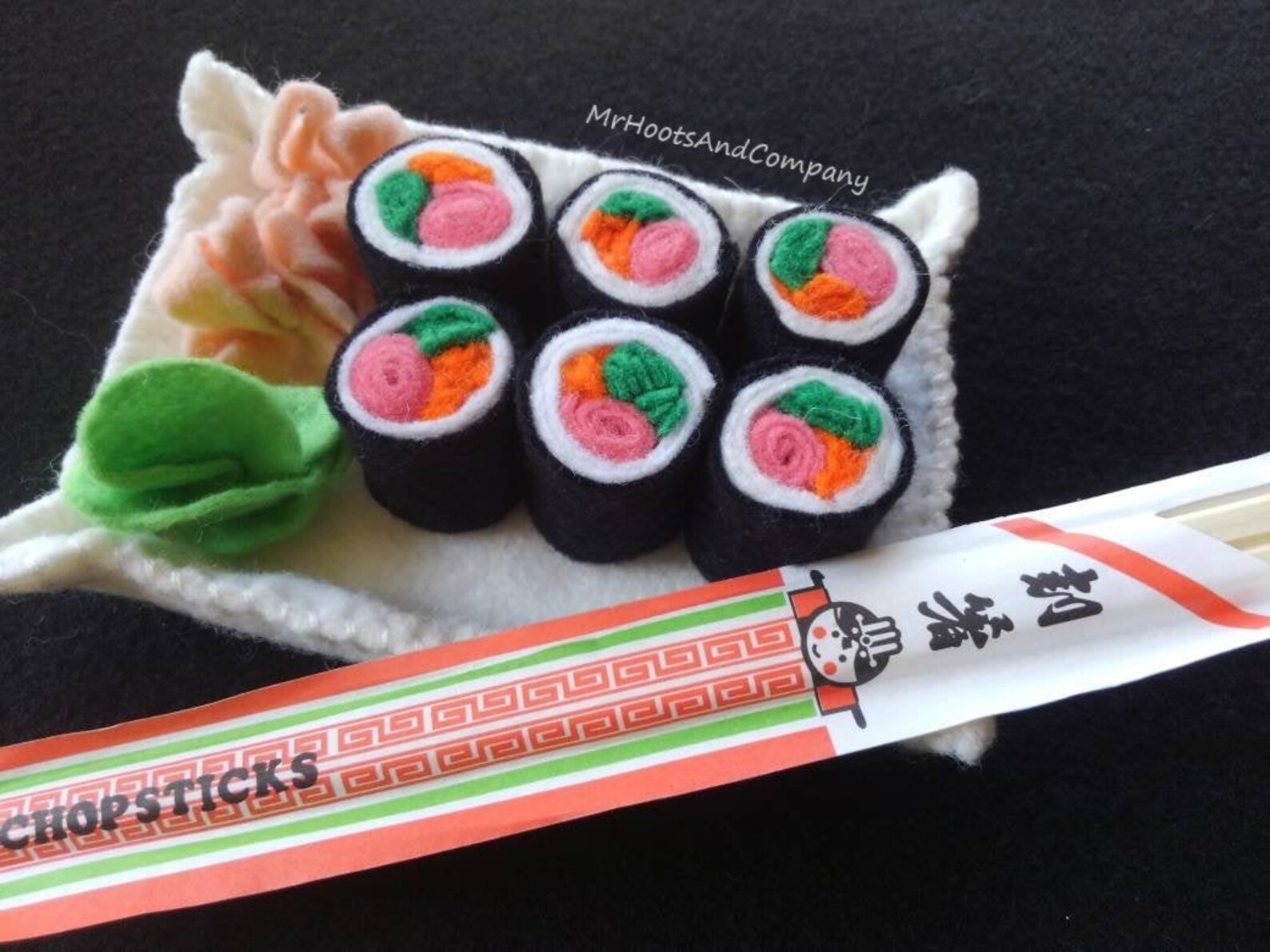 Handmade Felt Sushi Set - Etsy