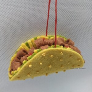 Handmade Felt Taco and Burrito Ornaments - Etsy
