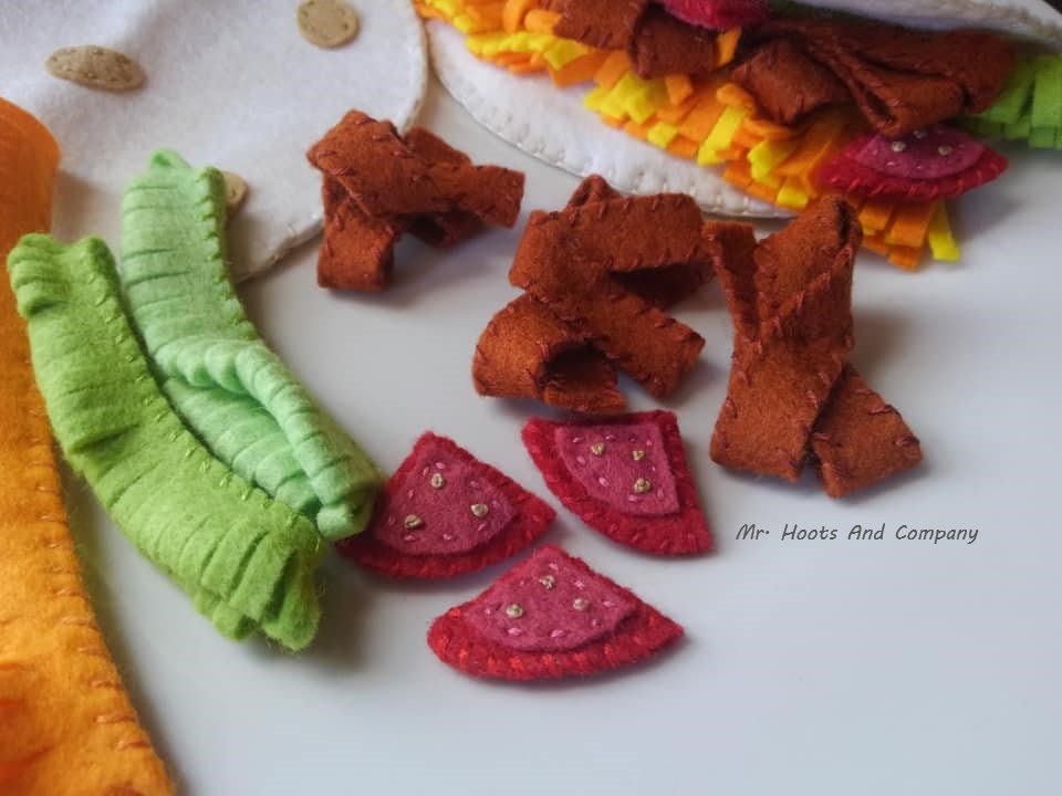 Handmade Felt Taco and Burritos - Etsy