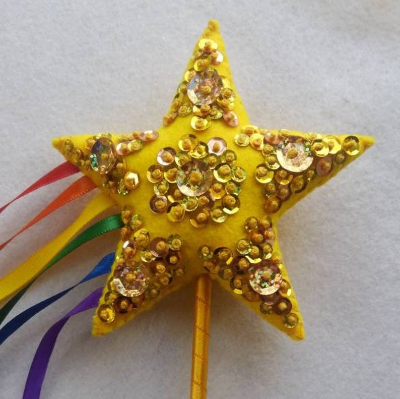 Handmade Felt Star Wands - Etsy