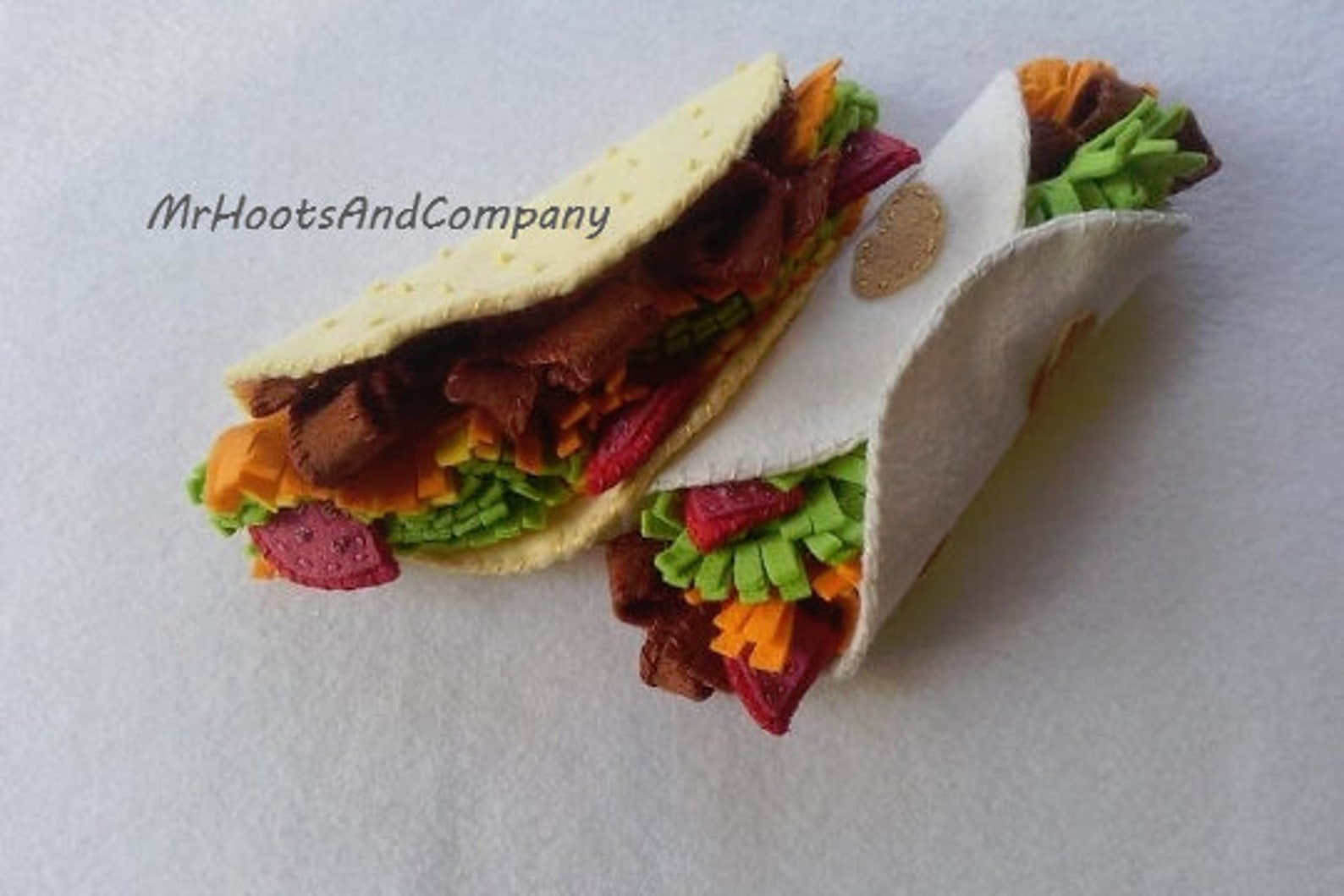 Handmade Felt Taco and Burritos - Etsy