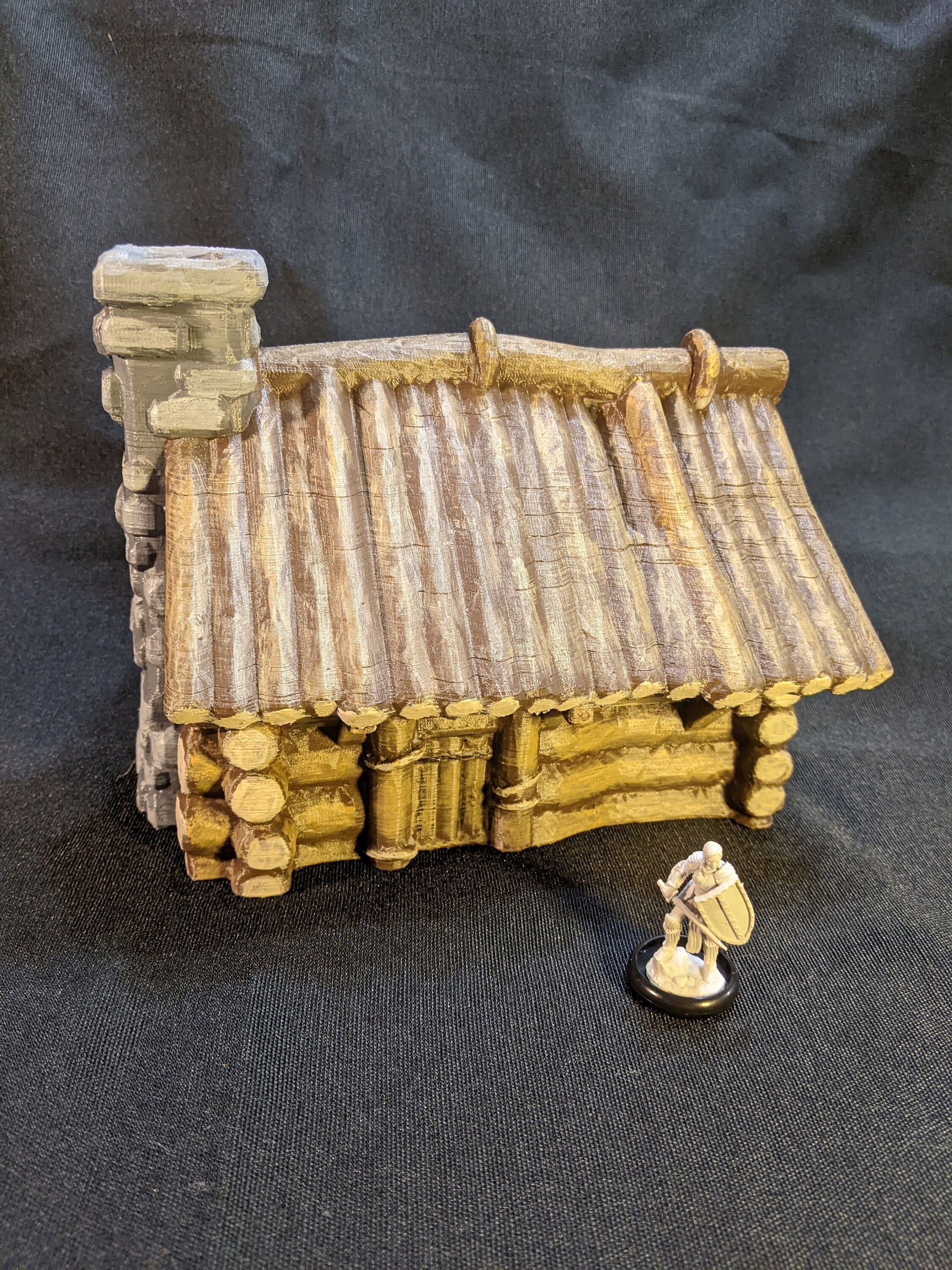 Medieval Log Cabin Tabletop Mini for Wargaming Roleplaying - Etsy