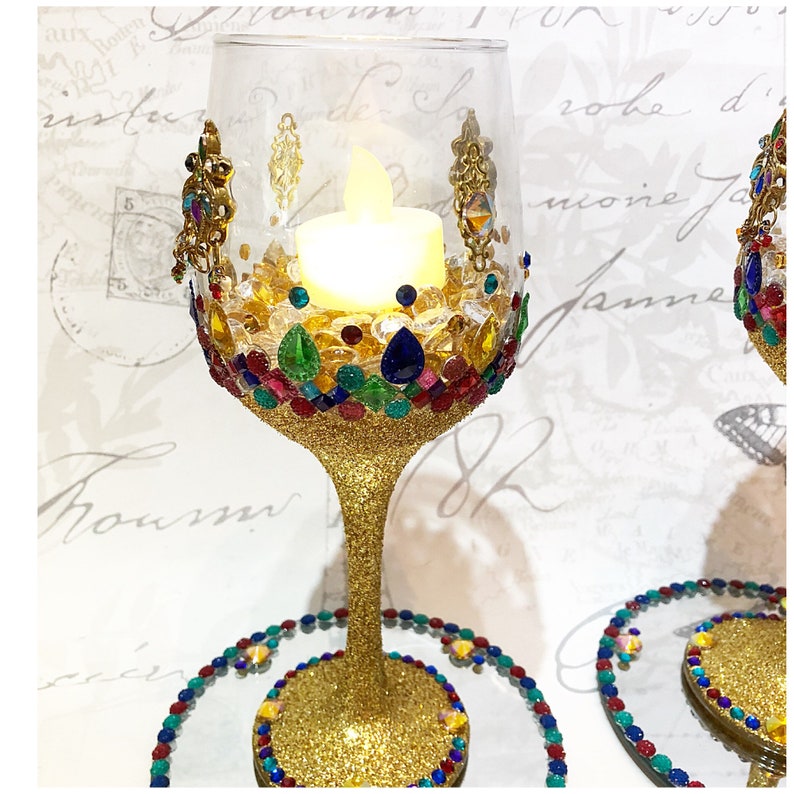 Wedding Nikah Islamic Doudh Pillai Mendi Candle Glass - Etsy