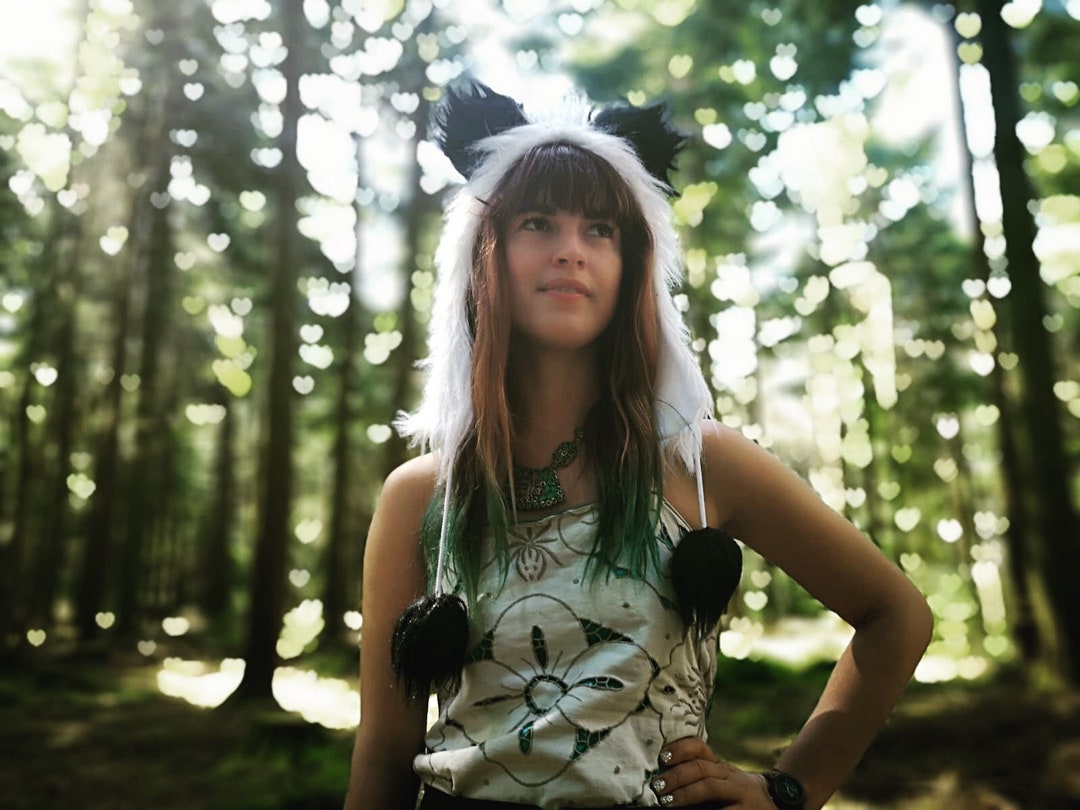 Panda Halloween Hood, Animal Costume, Childrens or Adults - Etsy