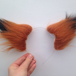 Realistic Fox Ears, Fantastic Fox Headband, Furry Animal Hairband and ...