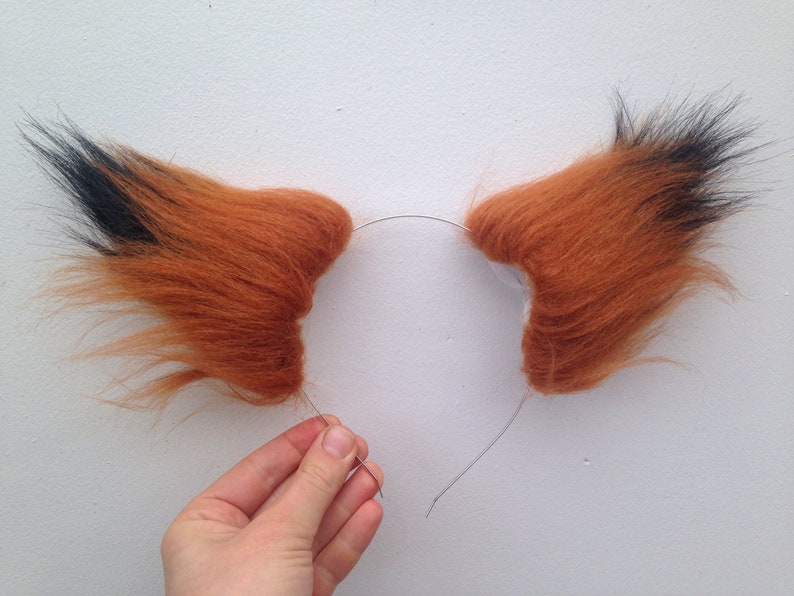 Realistic Fox Ears Fantastic Fox Headband Furry Animal - Etsy UK