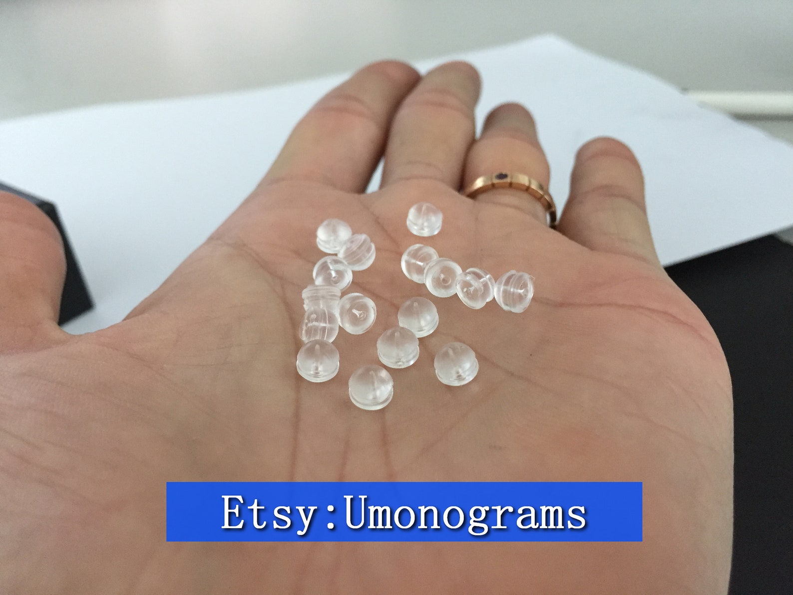 Clear Silicone Round Ear Nuts Earring Back Stoppers 5mm Rubber | Etsy