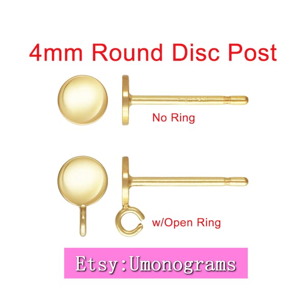 14k Gold Filled Bulk Wholesale Ear Post - Etsy