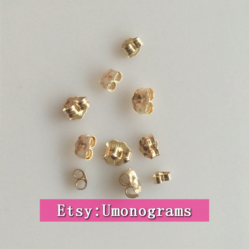 Extra Heavy Earring Back 5x5.8mm Ear Nuts Earring Components | Etsy