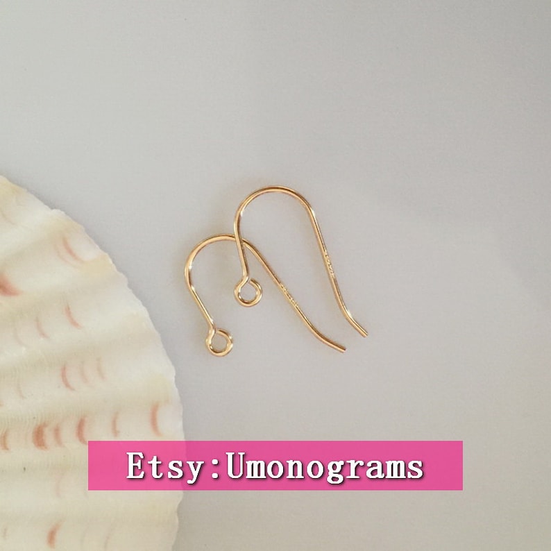 14K Gold Filled French Hook Ear Wire - Etsy