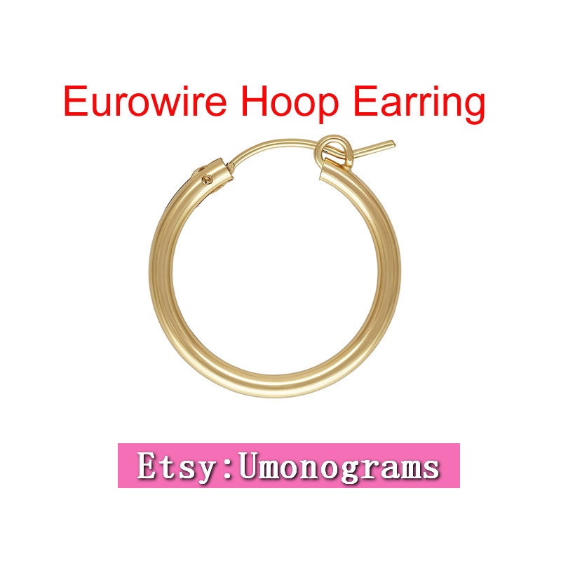 14k European Earrings - Etsy