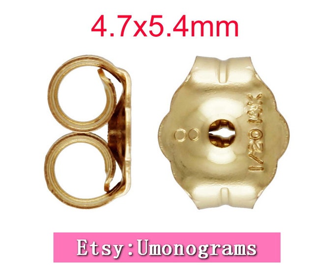 Extra Heavy Earring Back 5x5.8mm Ear Nuts Earring Components | Etsy