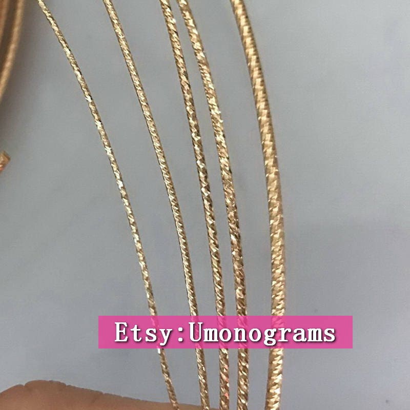 14K Yellow Gold Filled Hard Sparkle Wire - Etsy