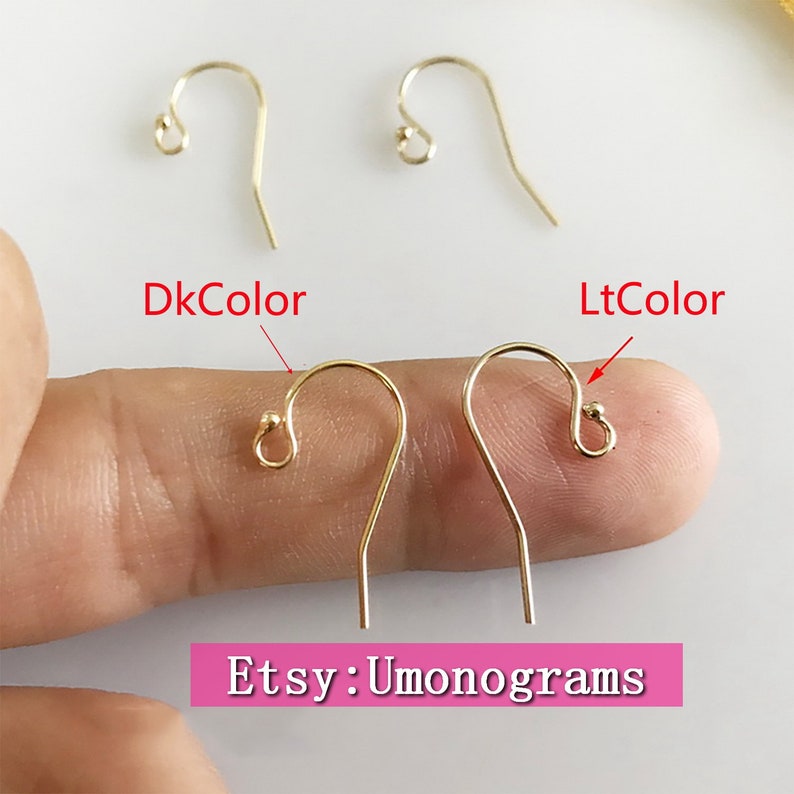 14K Gold Filled Ear Wire Ball End 11.5x20mm Earring Components - Etsy ...