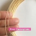 14K Yellow Gold Filled Hard Sparkle Wire - Etsy