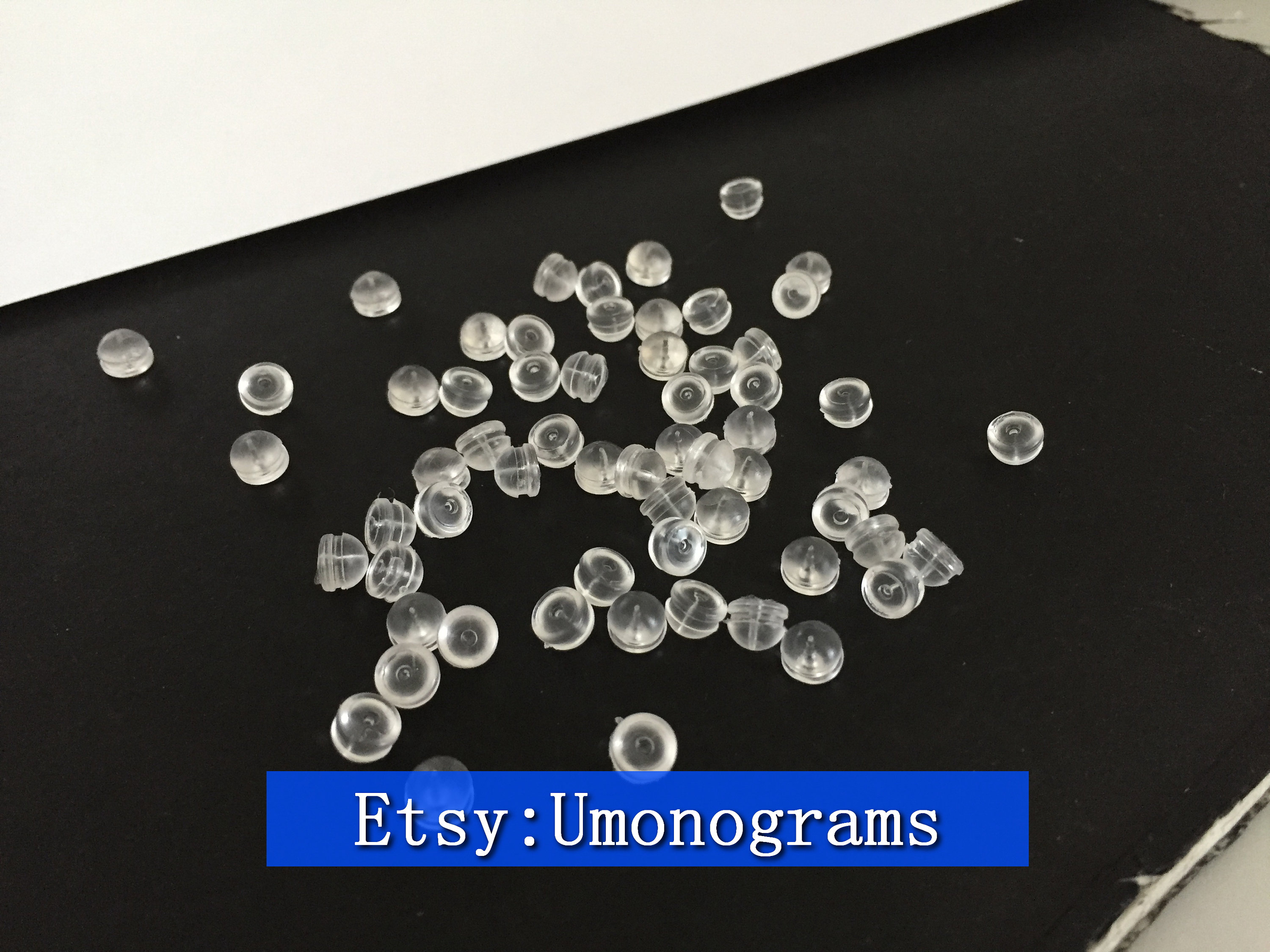 Clear Silicone Round Ear Nuts Earring Back Stoppers 5mm Rubber | Etsy