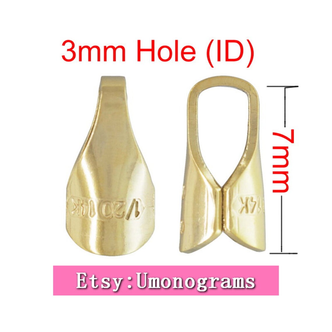 3mm Hole Round Endcap Crimptube Leather Cord Guardian - Etsy