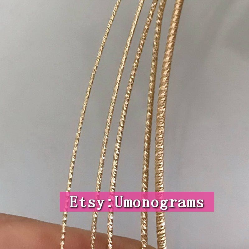 14K Yellow Gold Filled Hard Sparkle Wire - Etsy