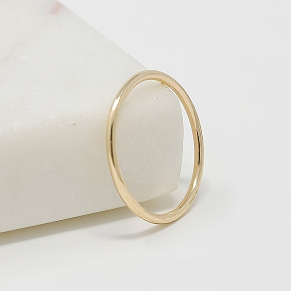 Simple Gold Wedding Rings - Etsy