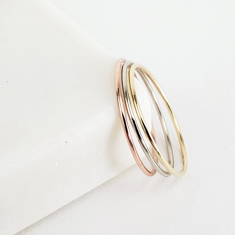 Stackable Gold Rings - Etsy