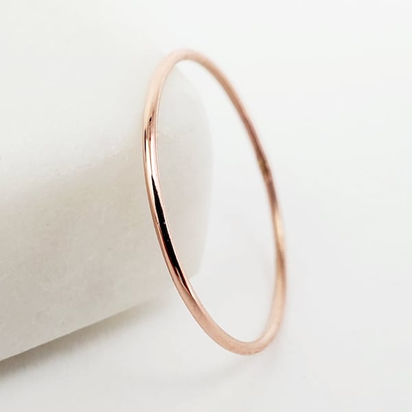 White Gold Small Promise Ring for Her, Delicate Promise Ring, Gold ...