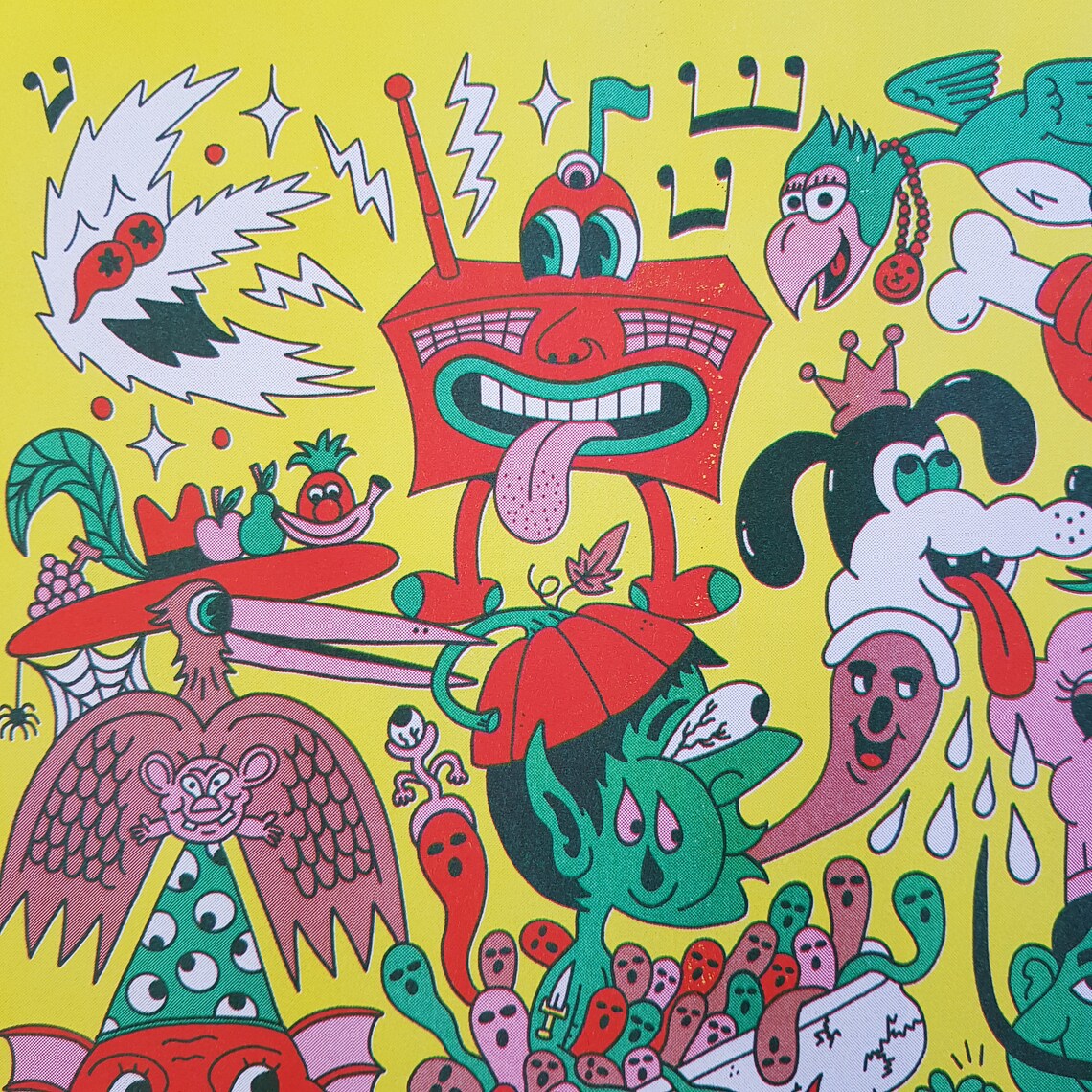 Jango Jim X Michael Seymour Blake Risograph Art Print: Part II *boost ...