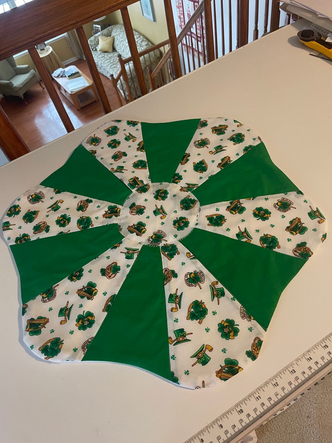 St Patricks Day Table Topper - Etsy