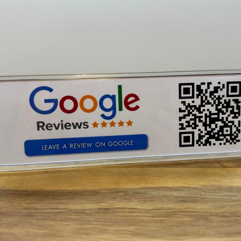 Google Review Plaque - Etsy UK