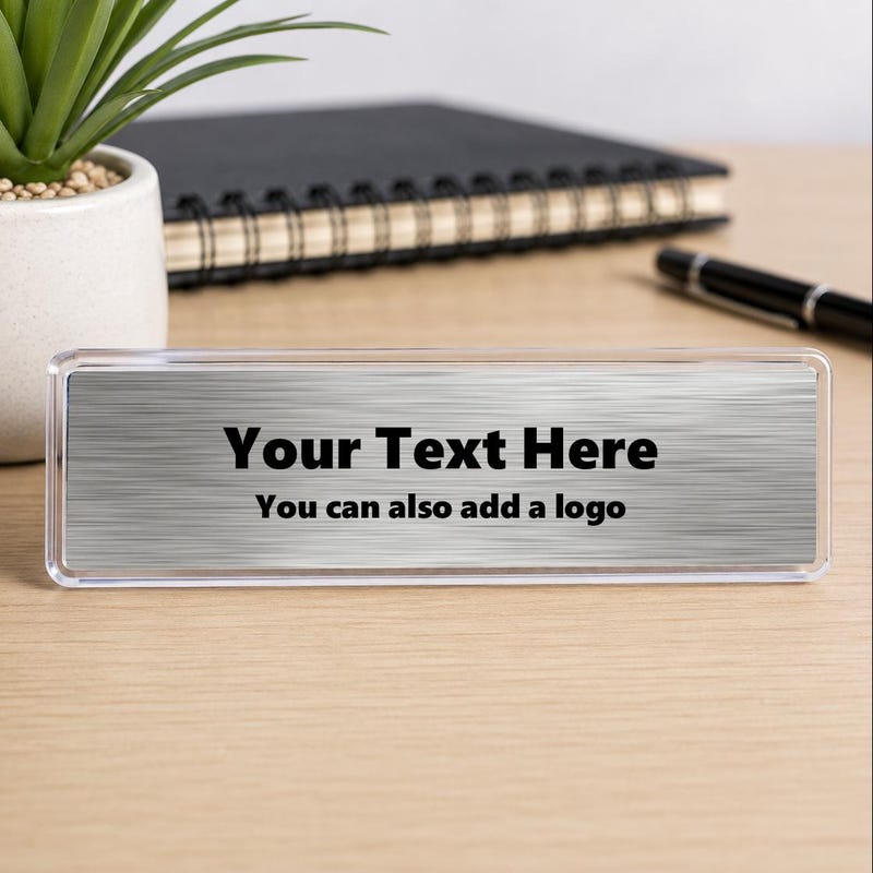 Desk Name Plate - Etsy UK