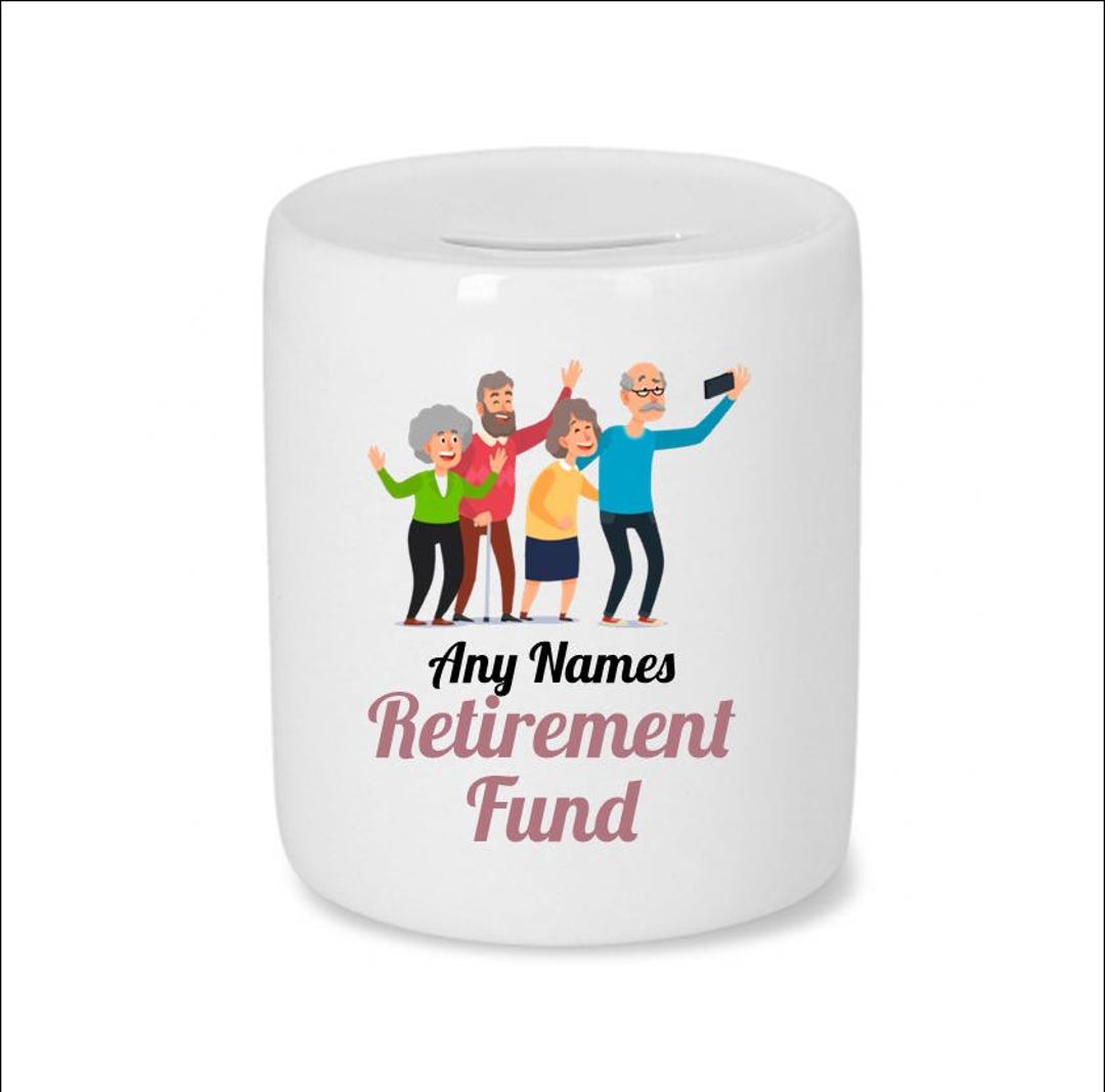 Personalised Retirement Money Box, Family Gift, Retirement Gift, Couple ...
