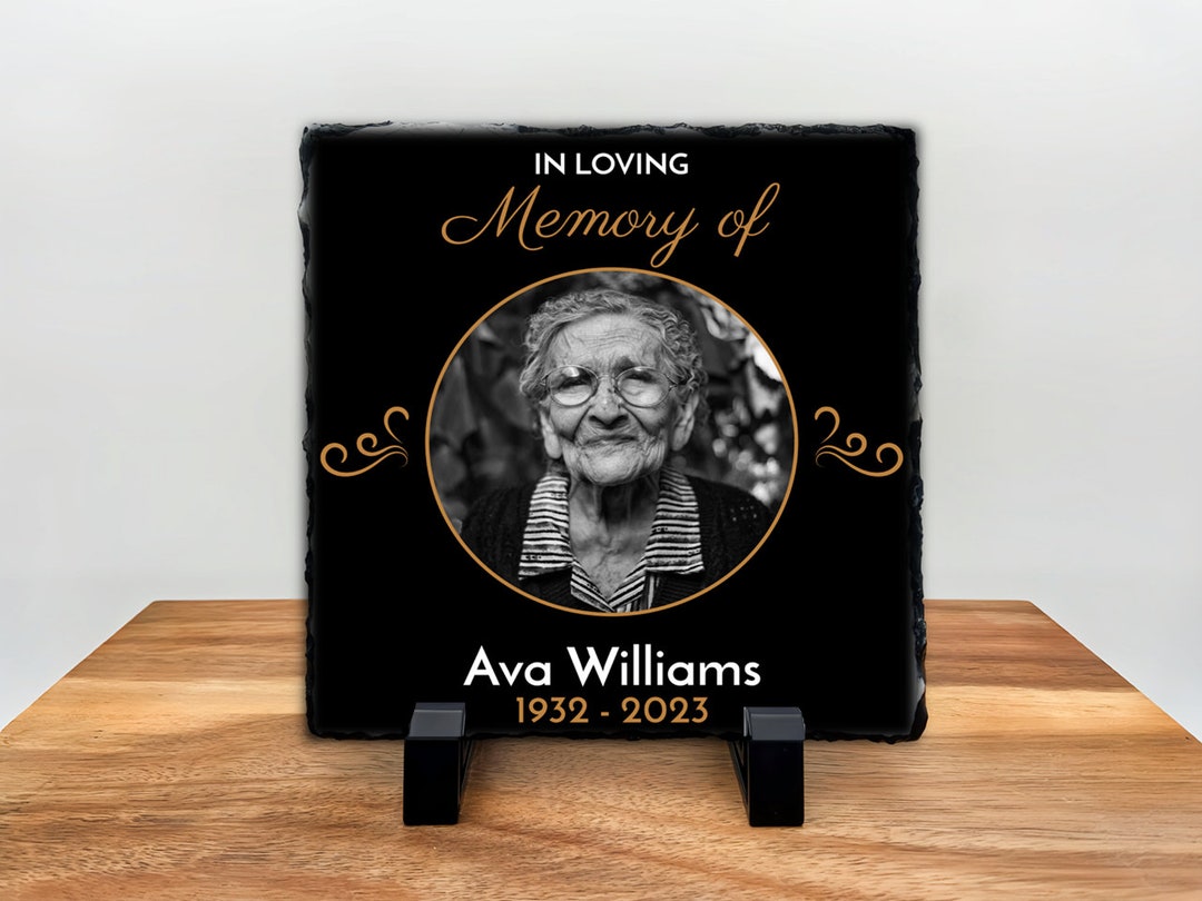 Personalised Slate Tile Custom Rock Slate Tile Picture Gift Natural ...