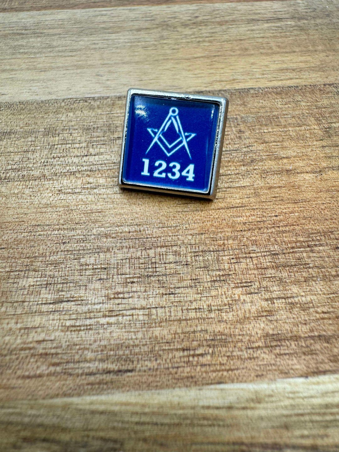 Custom Masonic Lodge Lapel Pins Square Add Lodge Details Freemason ...