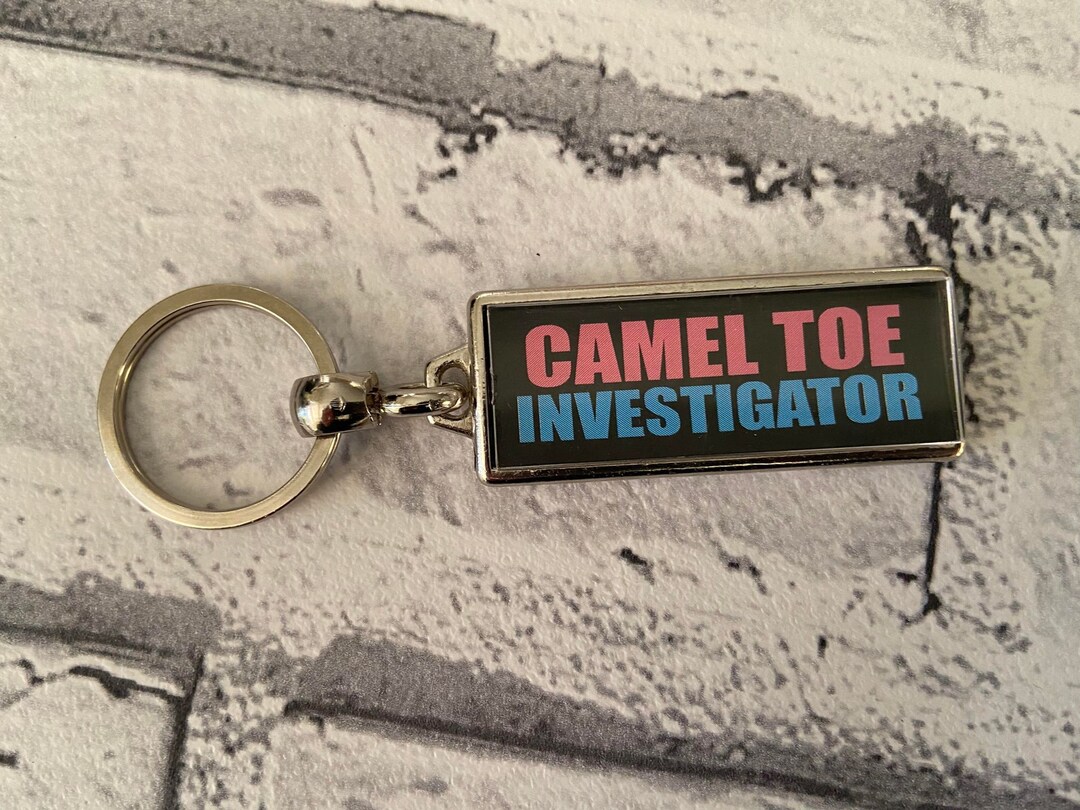 Camel Toe Investigator Keyring - Rude Offensive Keychain Gift - Etsy UK