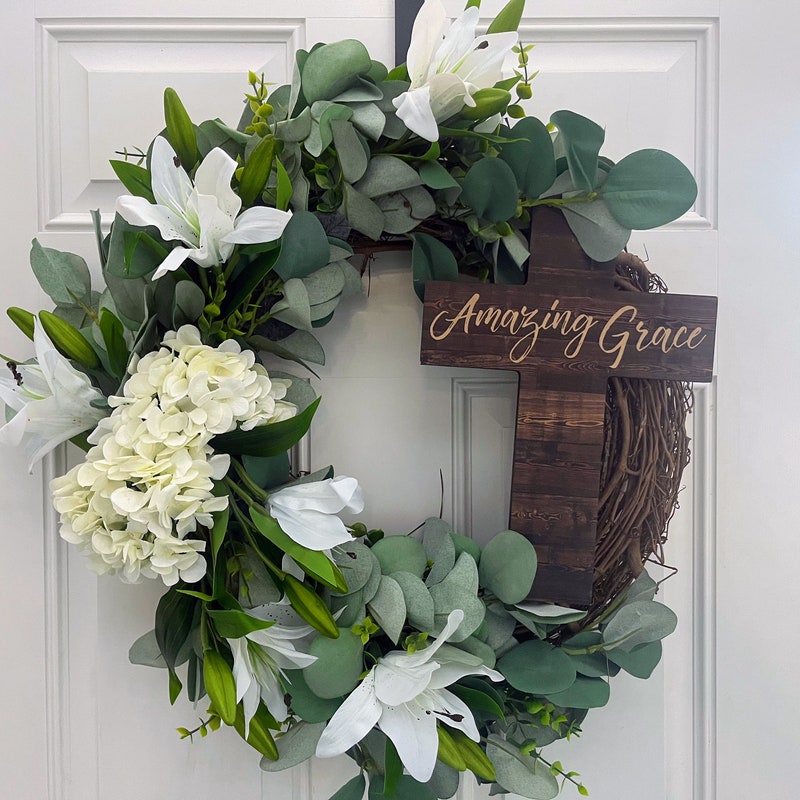 Christian Wreath - Etsy