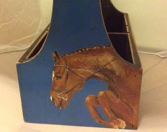 Items similar to Rolling tack box cabinet for equestrian sports on Etsy
