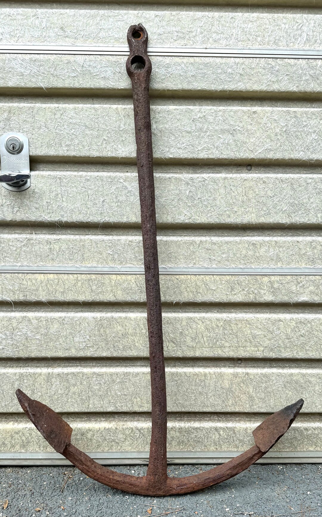 1800s Antique Iron Admirality Kedge Anchor Nautical Maritime Ship Boat ...