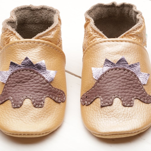 Tan Leather Baby Shoes Soft Sole Baby Shoes Toddler - Etsy