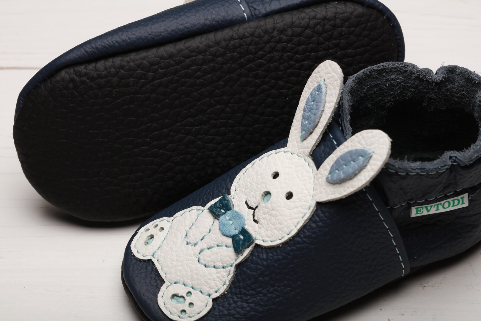 Easter Baby Shoes, Rabbit Shoes, Bunny Shoes Baby, Leather Baby Shoes ...