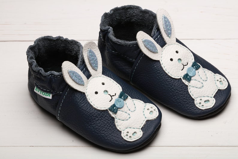 Easter Baby Shoes Rabbit Shoes Bunny Shoes Baby Leather - Etsy