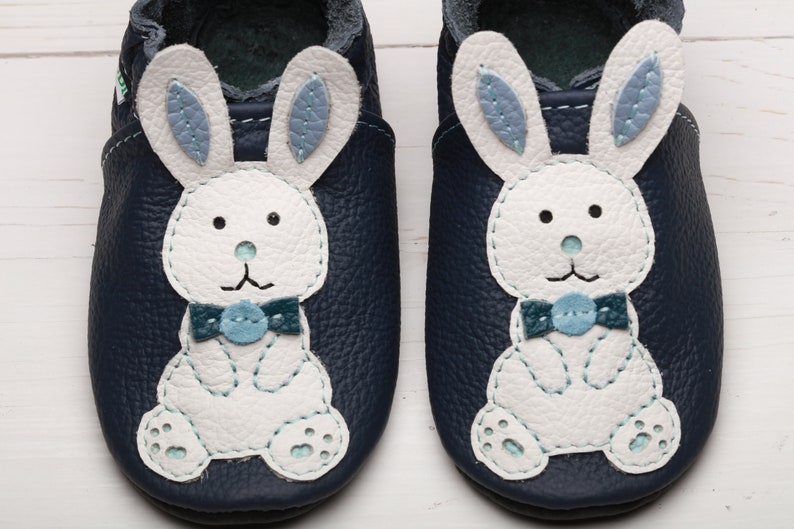 Easter Baby Shoes Rabbit Shoes Bunny Shoes Baby Leather - Etsy