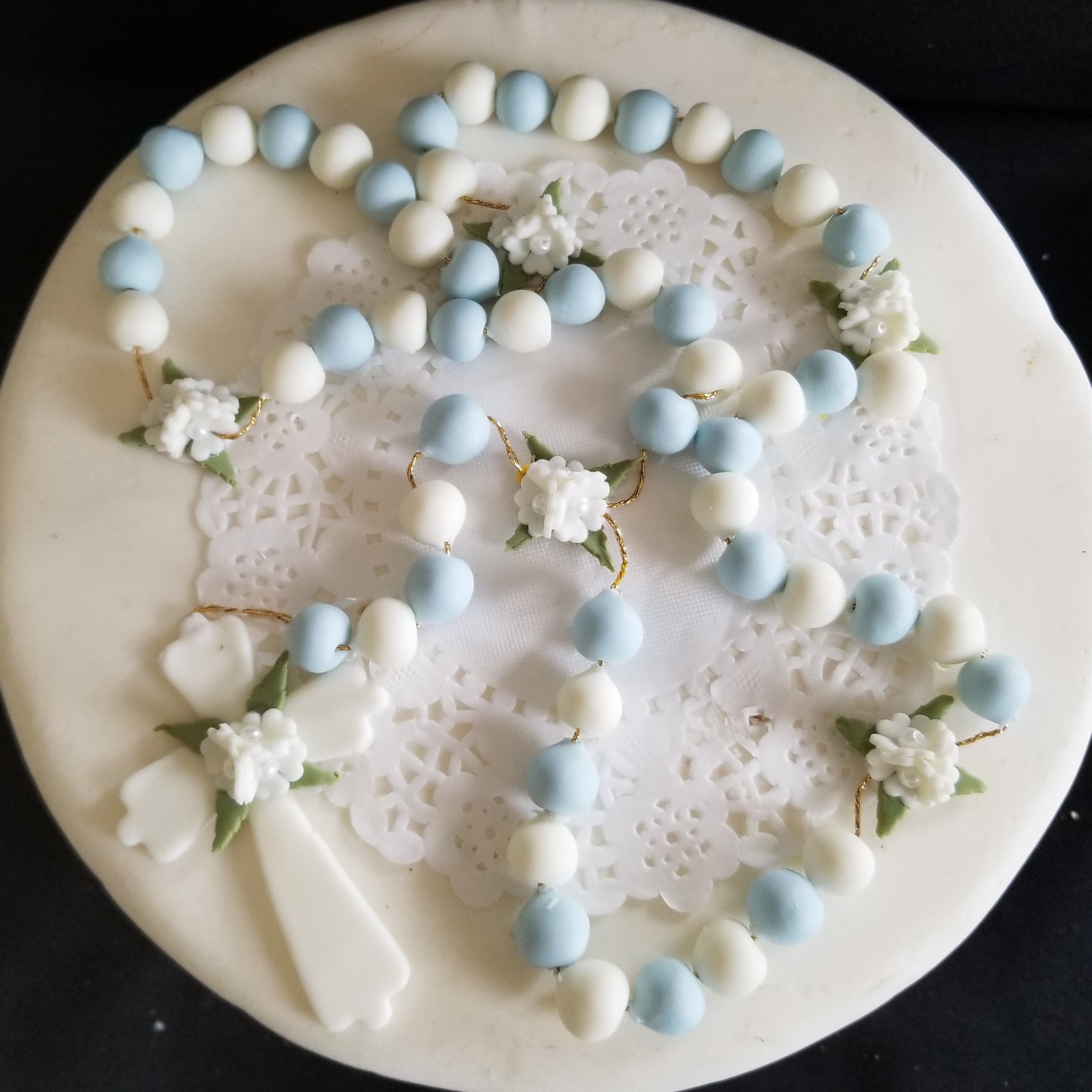 Rosary Cake Topper Communion Cake Topper Baptism Cake - Etsy