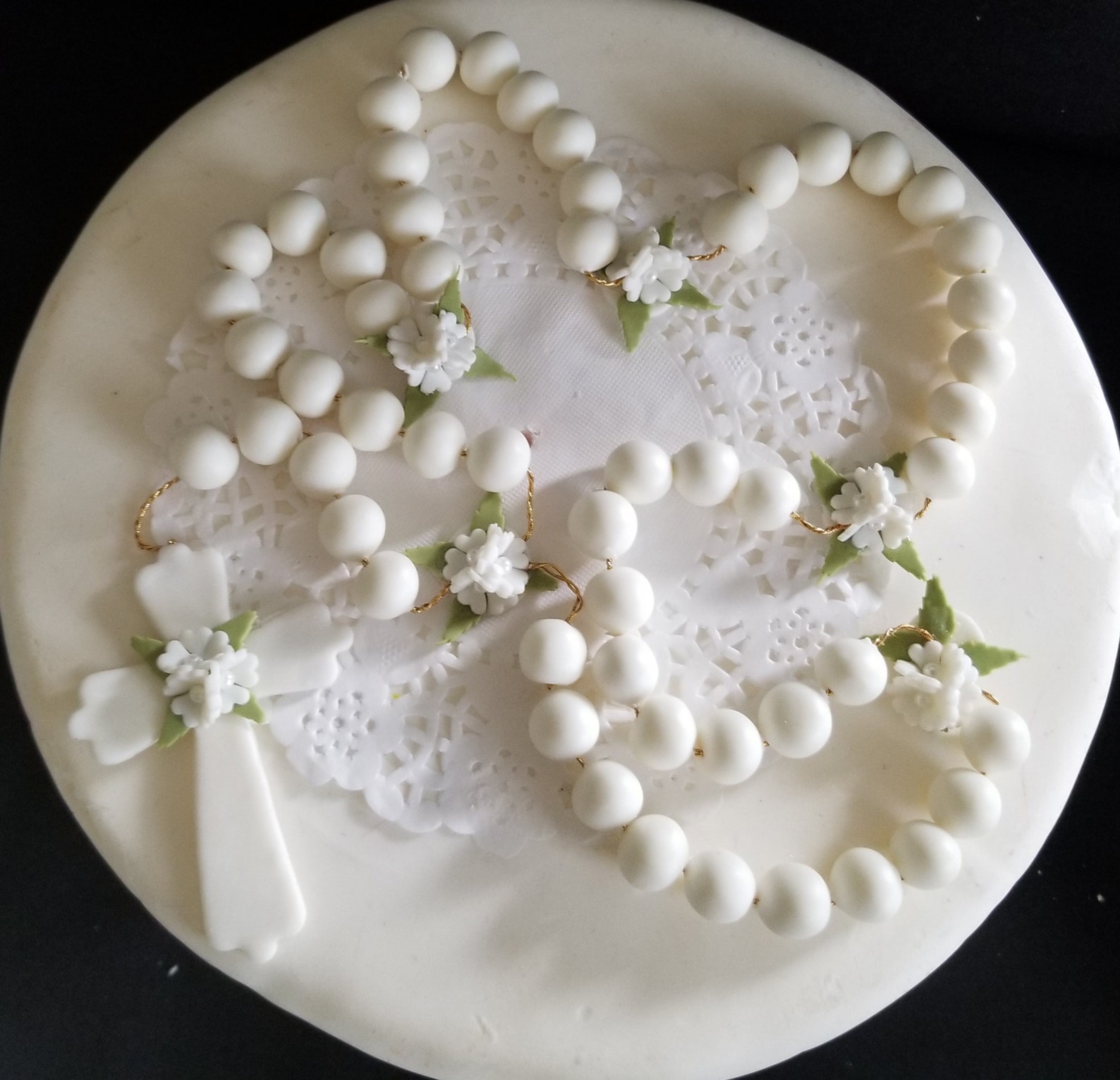 Rosary Cake Topper Communion Cake Topper Baptism Cake - Etsy