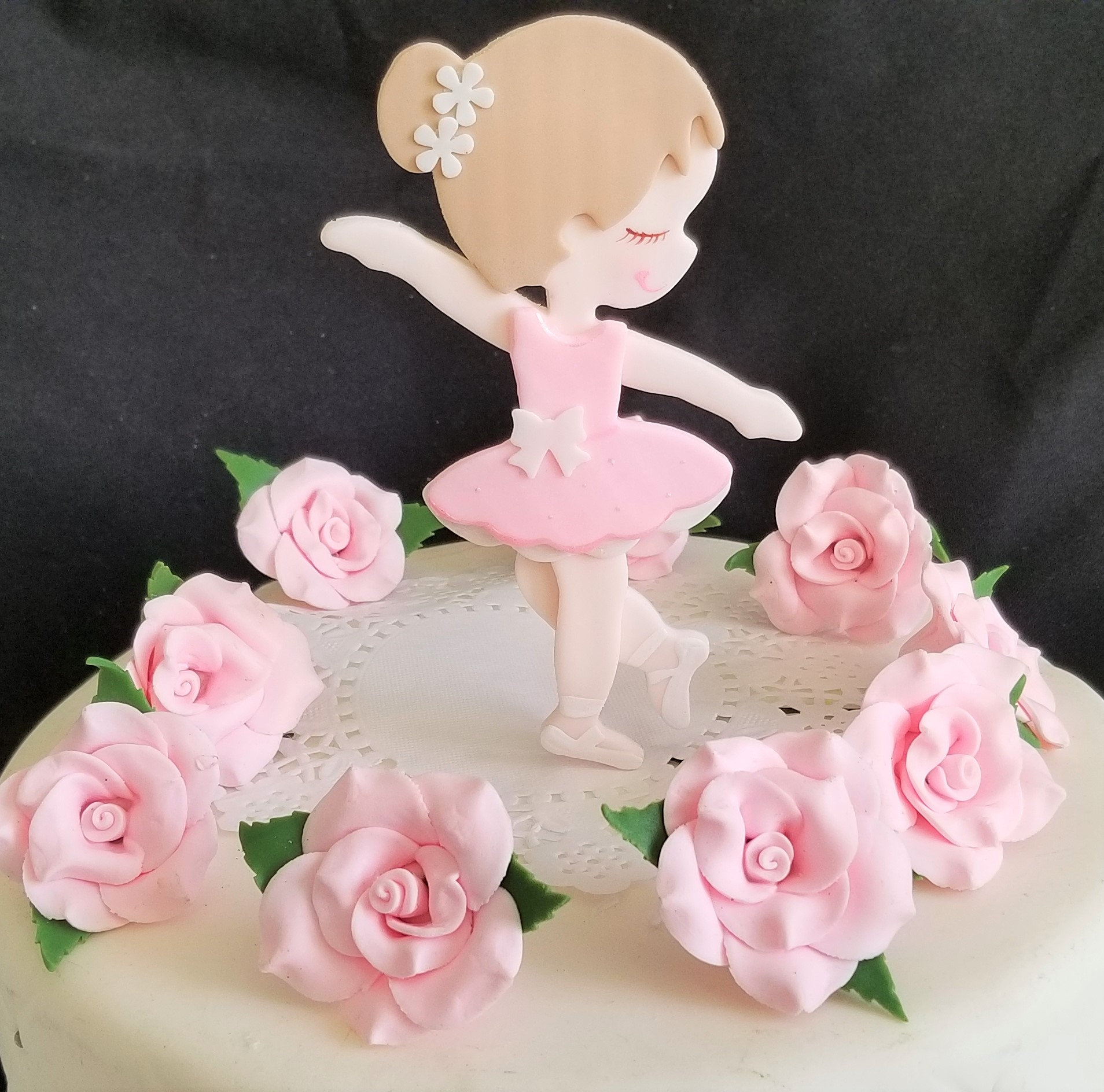 Ballerina Cake Topper Ballerina Baby Ballet Baby Shower | Etsy