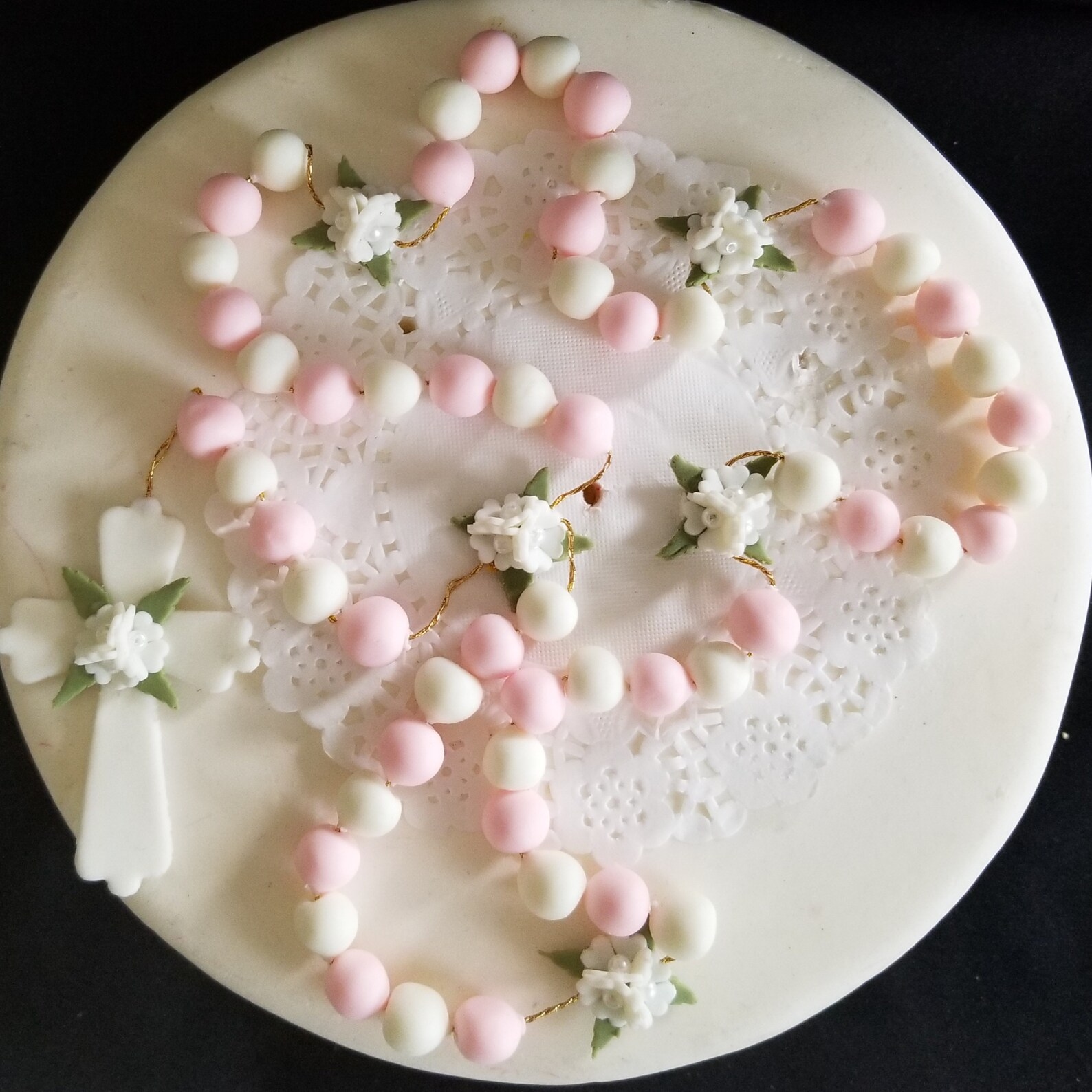 Rosary Cake Topper Communion Cake Topper Baptism Cake - Etsy