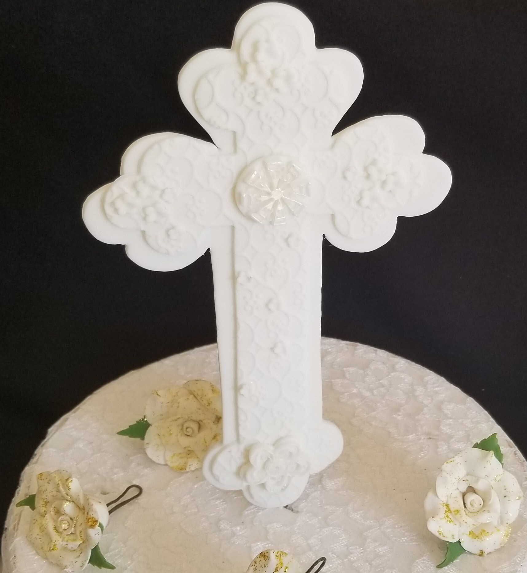 Cross Cake Topper Communion Cake Topper Baptism Cake Topper - Etsy